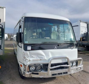 Wrecking Mitsubishi Rosa Bus